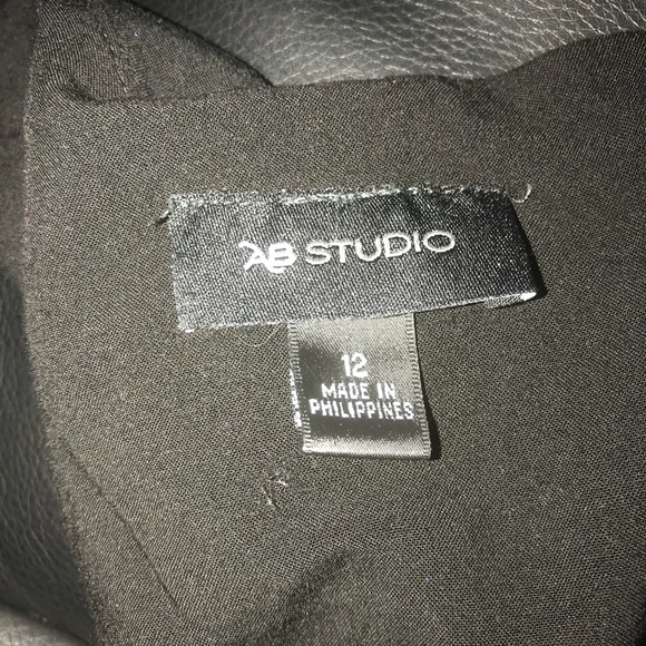 AB Studio | Dresses | Ab Studio Black And White Dress Fit And Flare 2 ...